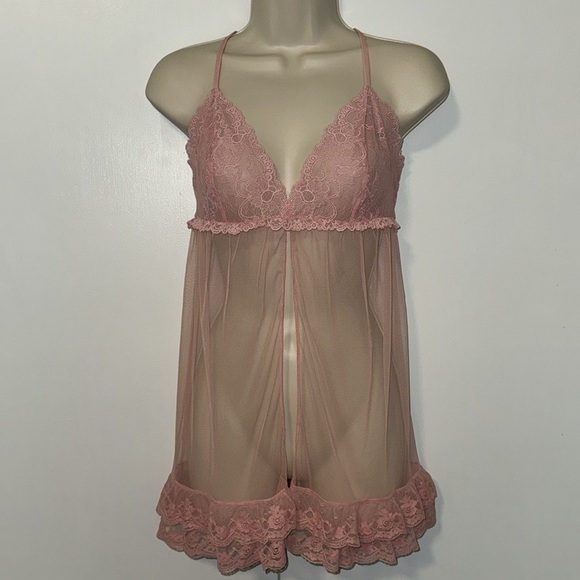 Victoria's Secret | Intimates & Sleepwear | Victorias Secret Sheer Lace ...
